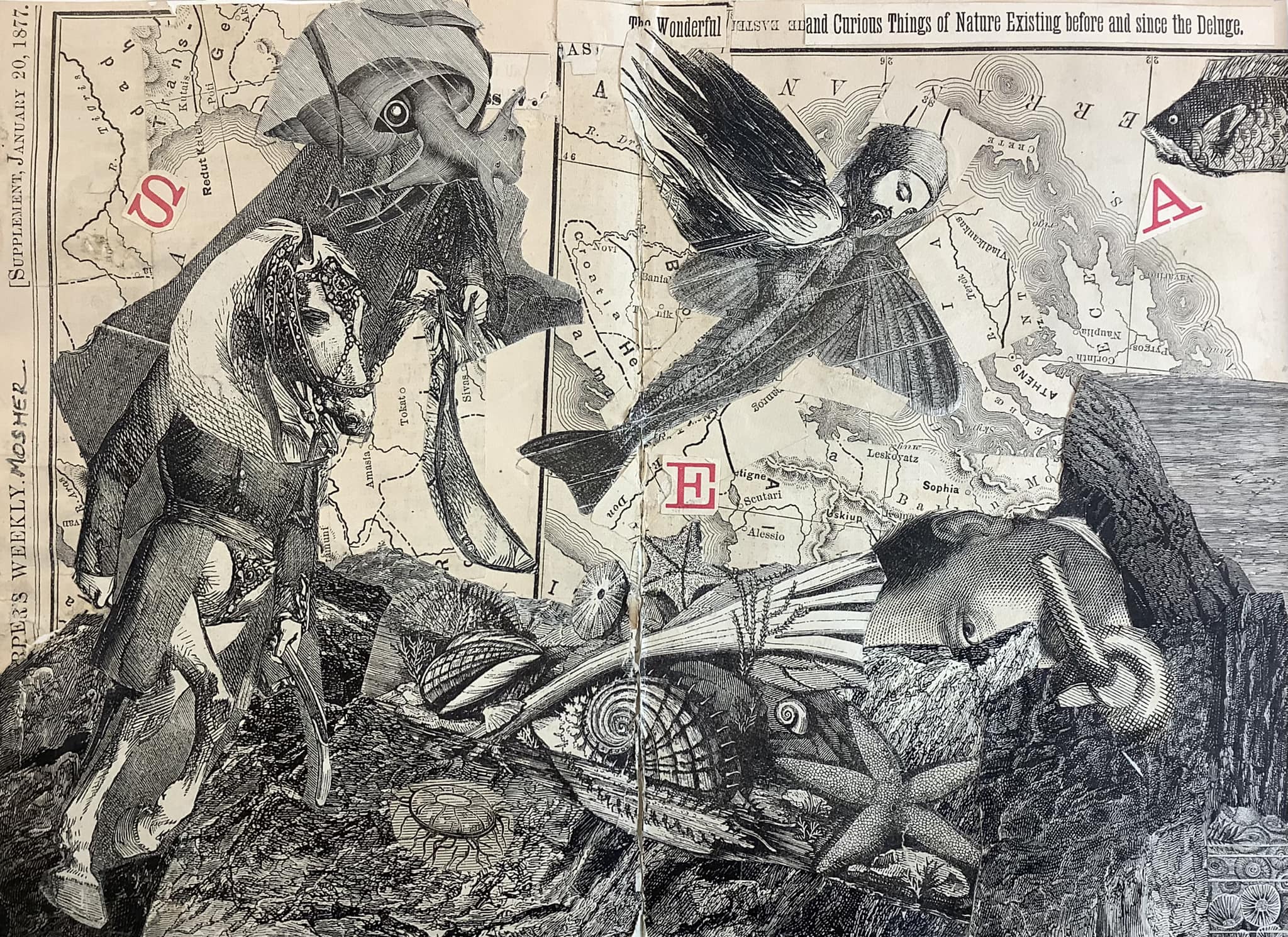 Mot-clé - collage - Bretzel liquide, humour noir, propos absurdes et ...